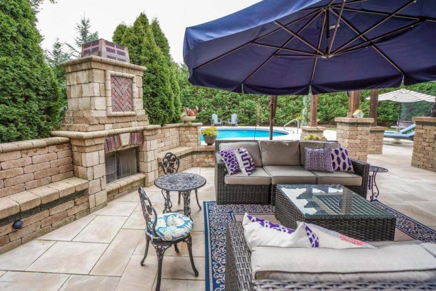 9 Luxury Outdoor Fireplaces You Need to See | StyleBlueprint