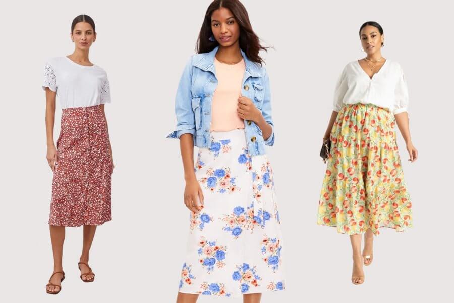 How to Style a Midi Skirt 3 Ways | StyleBlueprint