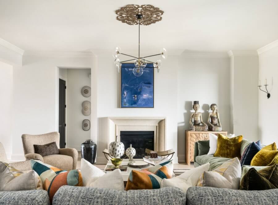 Designer Laura Thurman's Home: Colorful, Cozy & Collected