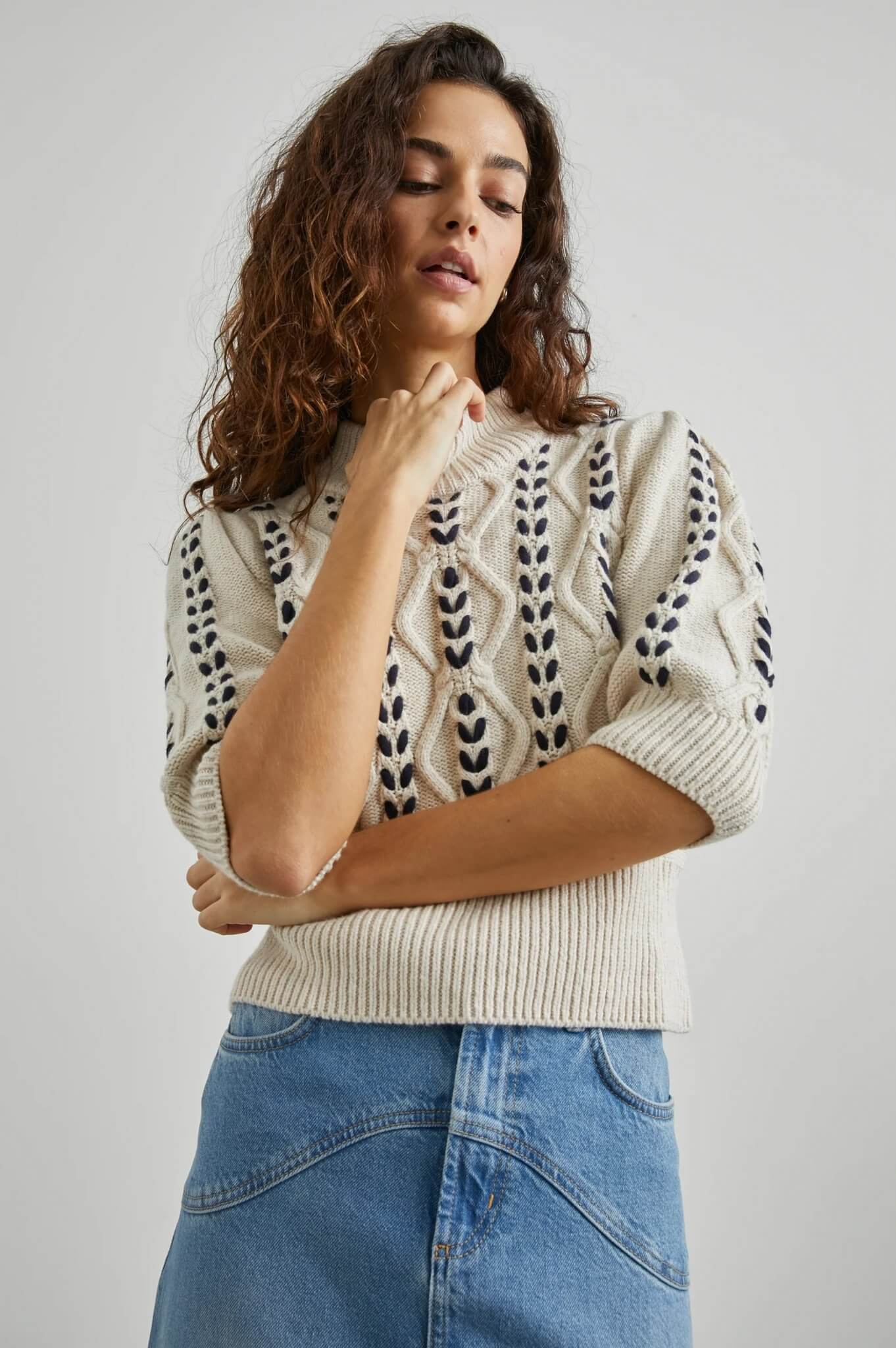 The "It" Fall Sweater Trend for 2024: Short Sleeve Sweaters!