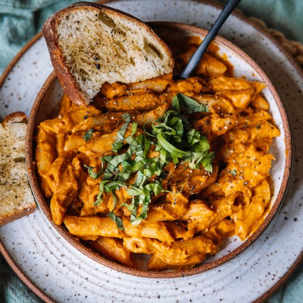 Creamy Vegan Roasted Vegetable Pasta Sauce Recipe