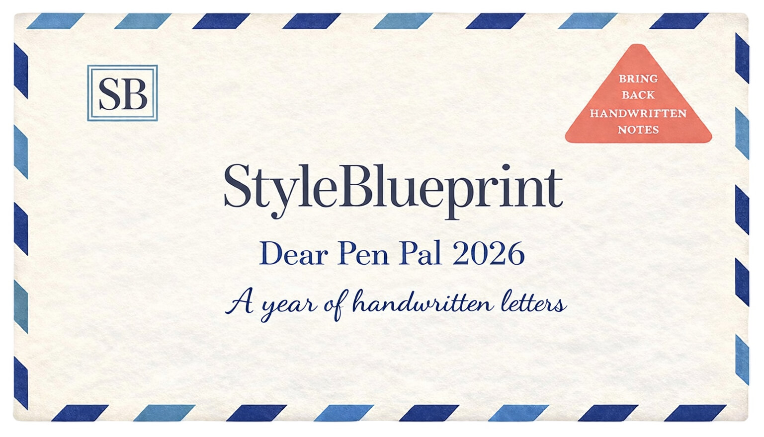 Dear Pen Pal: A Year of Handwritten Letters | StyleBlueprint